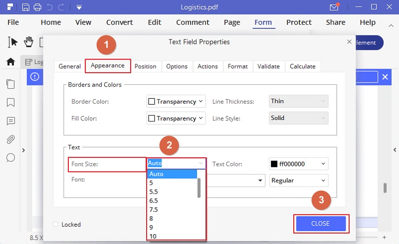 Increase Size Text Form Field Word Panelgagas