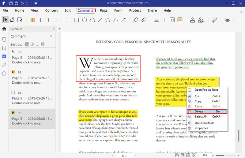 Delete A Text Box In Word