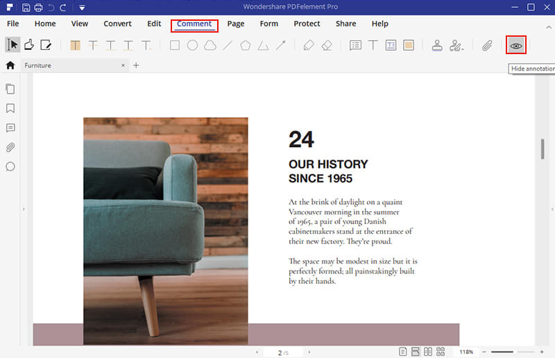 View Comments In Word