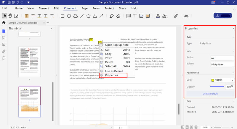 3 Steps To Add PDF Sticky Notes