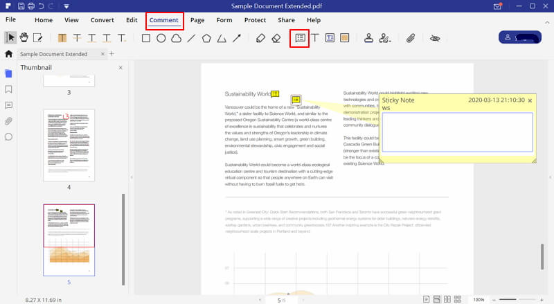 3 Steps To Add PDF Sticky Notes