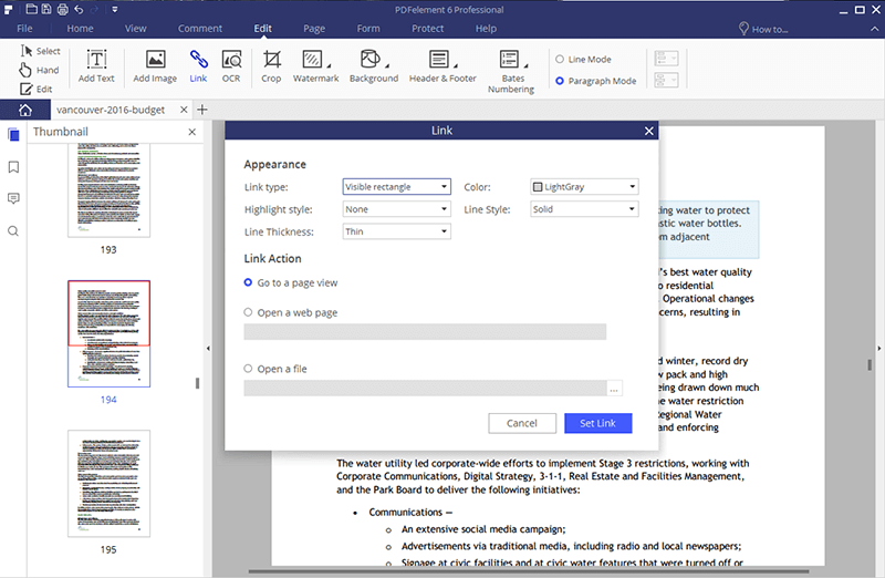 3 Simple Steps To Add Hyperlink To PDF Files On Windows Wondershare PDFelement