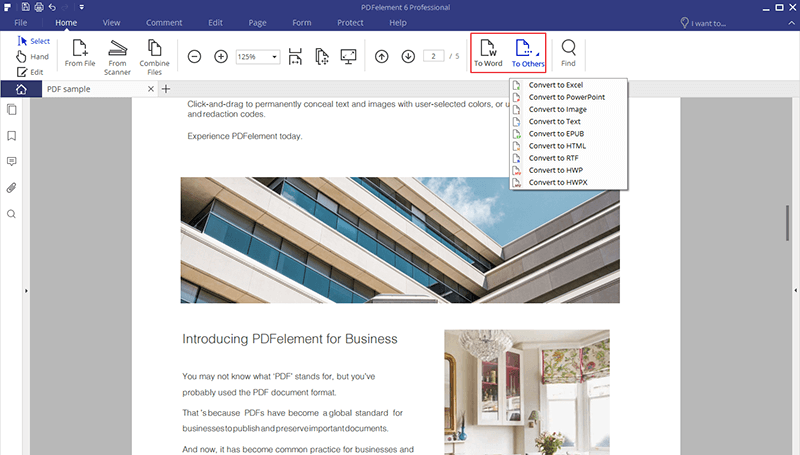 How To Convert PDF To Kindle Format Wondershare PDFelement