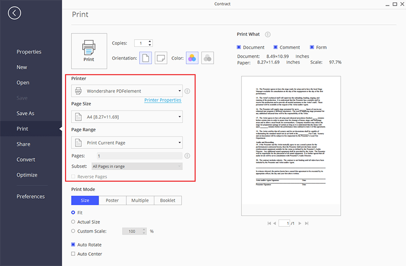 Adobe Reader Print To PDF Check How To Do It Now Wondershare PDFelement