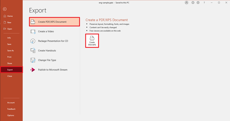 How To Save Powerpoint As PDF With Notes