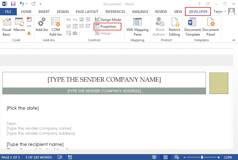 6 Simple Steps To Create A Form In Word File