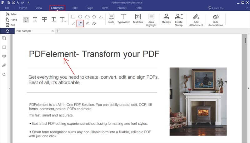 How to Insert Arrow in Word | Wondershare PDFelement